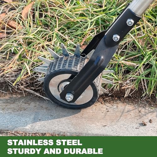 Snapklik.com : YEELOR Wheel Rotary Edger, Manual Lawn Edger, Hand ...