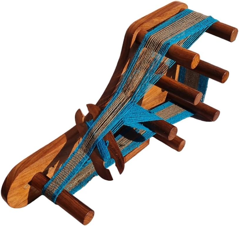 Amazon.com: Lumberkart Handcrafted Rosewood Inkle Loom for Weaving, Knitting, Crocheting Weaving ...
