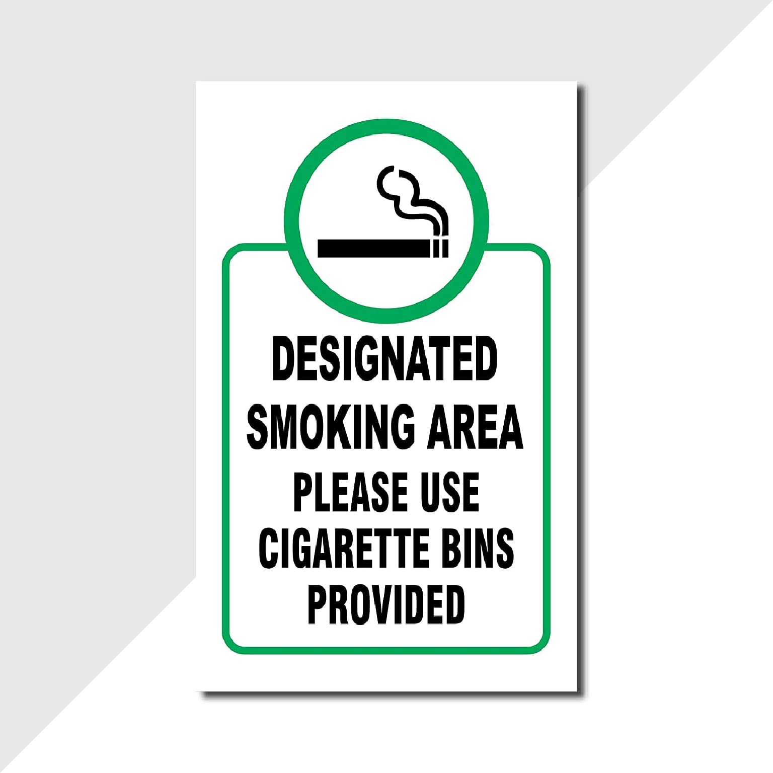 Buy BIRD'S MIND Please Use Designated Smoking Area Sign Board for ...