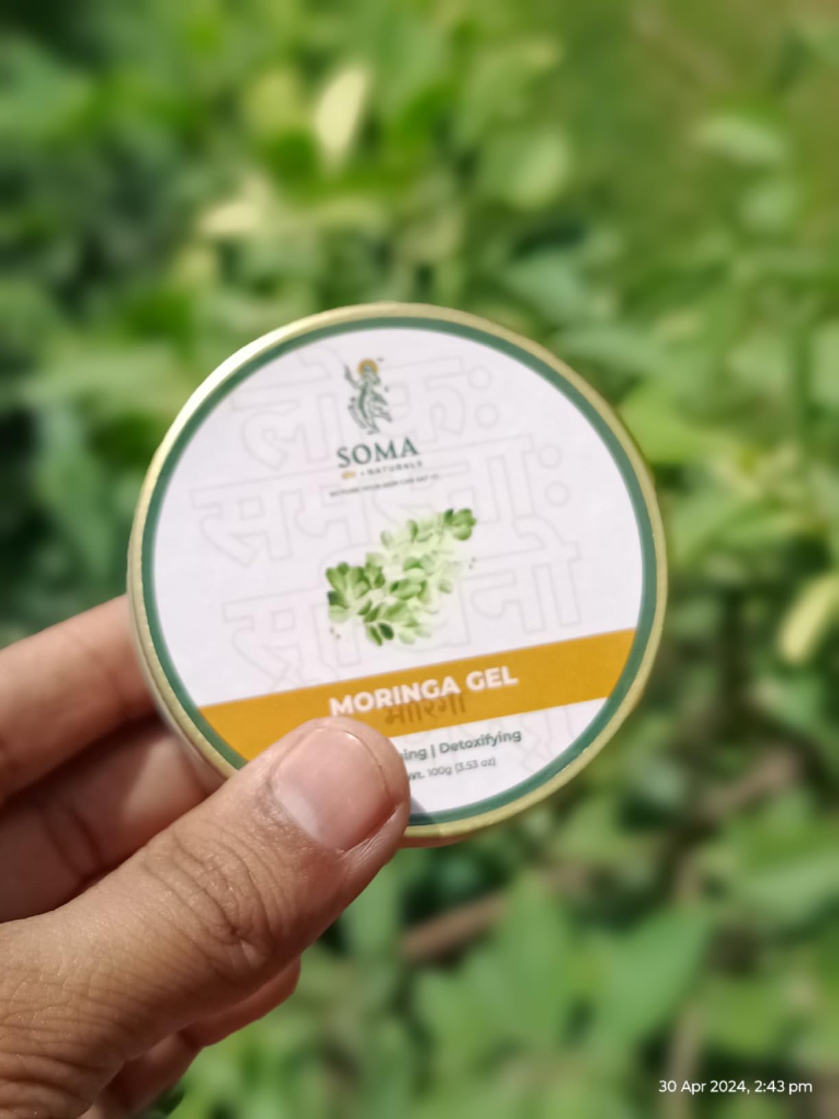 Soma Naturals Moringa Gel For Men & Women (100% Natural- Plant Based ...