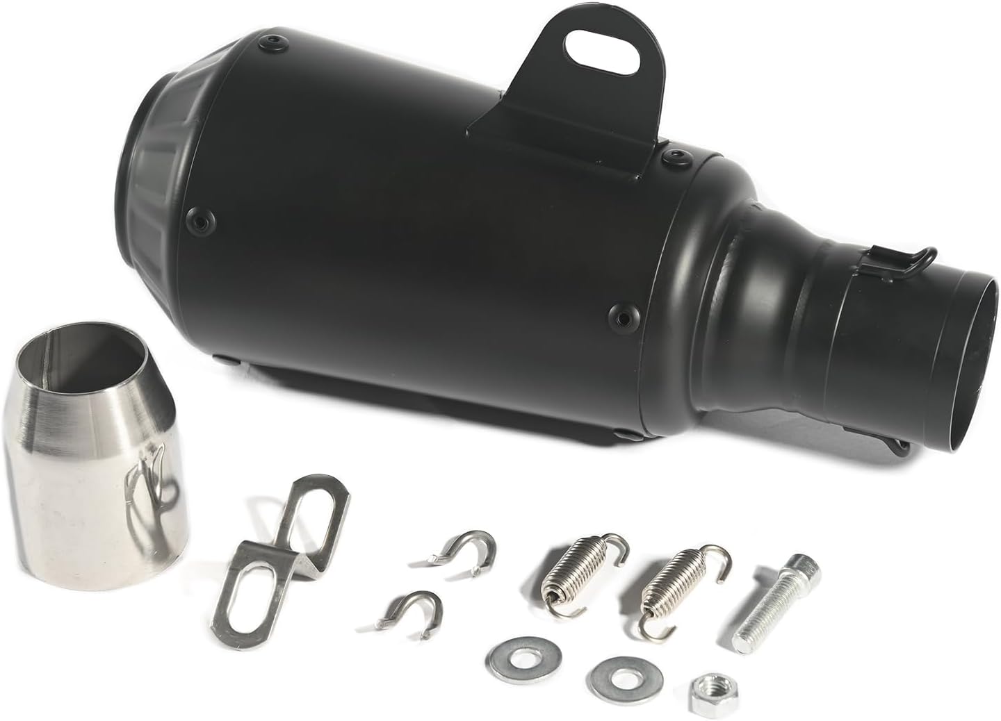 Amazon.com: Universal 1.5-2" Inlet Stainless Steel Short Exhaust ...