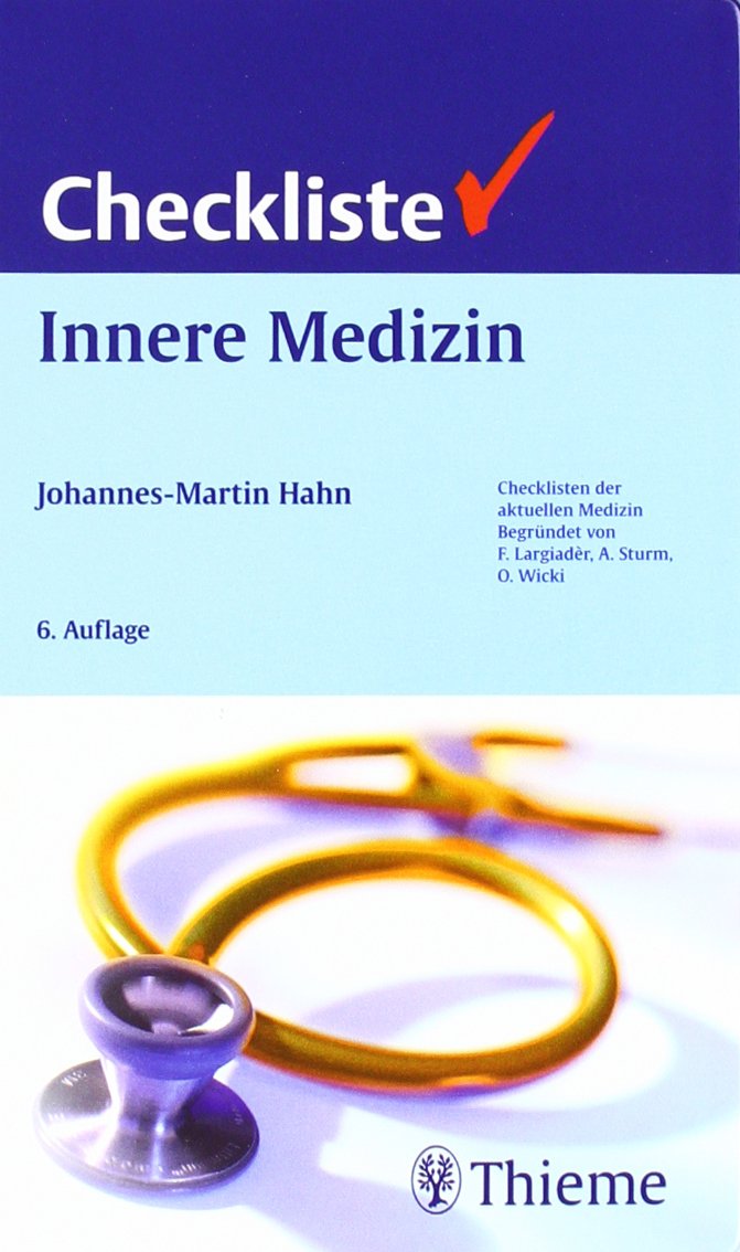 Amazon.com: Checkliste Innere Medizin: 9783131072467: Books