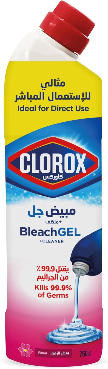 Clorox Floral Bleach Gel and Cleaner, 750 ML (Pack of 1) : Buy Online ...