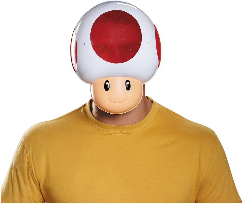 Amazon.com: Disguise Men's Toad Costume Accessory Mask - Adult, Multi ...