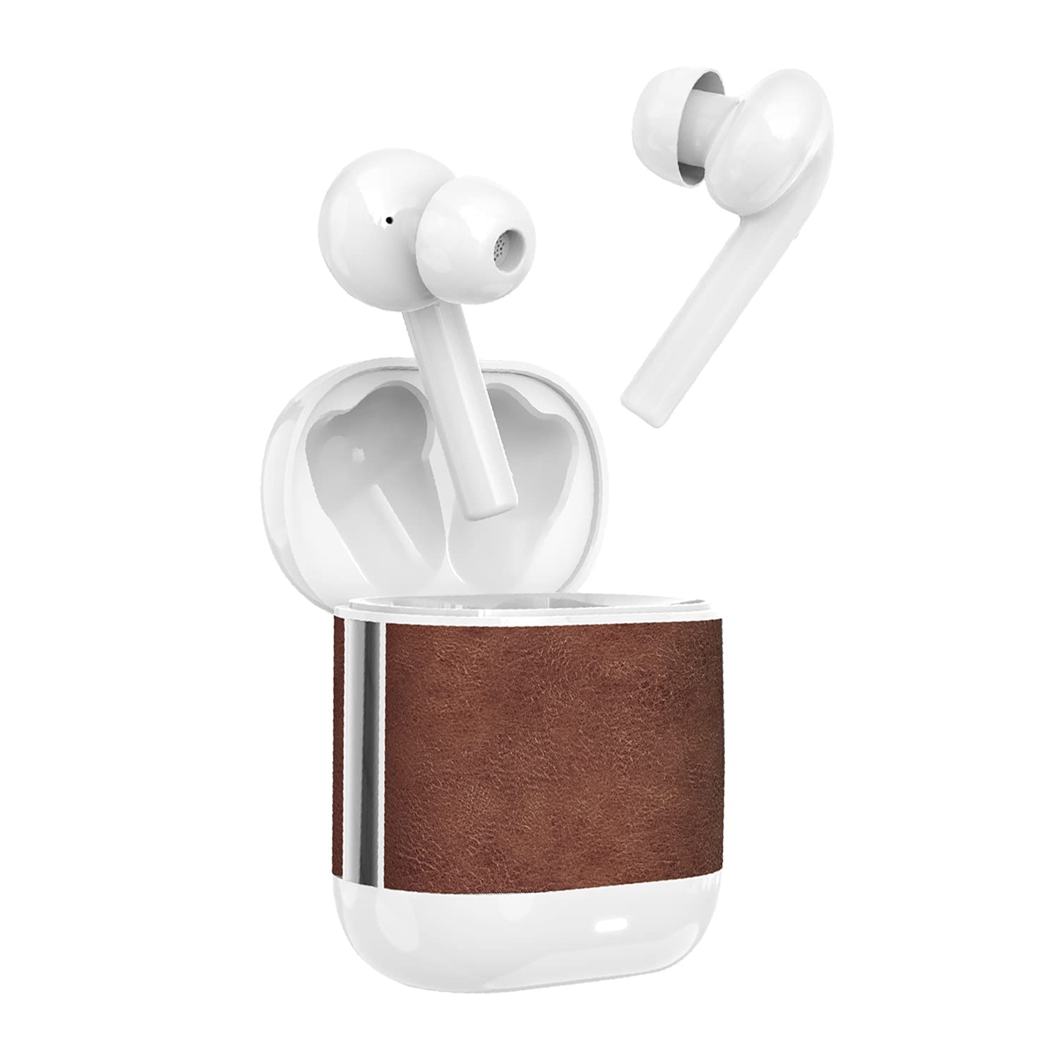 Buy HWCONA Retro Leather Wireless Earbuds, 5.2 Bluetooth Earbuds Touch ...