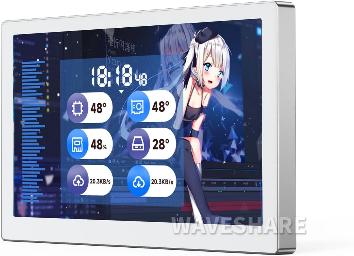 Amazon.com: waveshare 5inch USB Monitor IPS Panel 800x480 Resolution ...