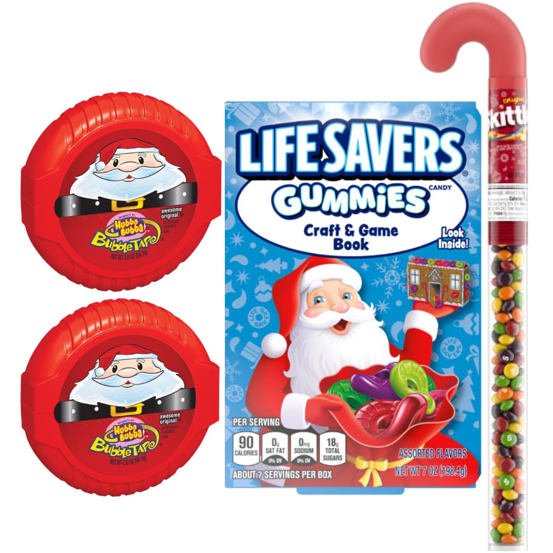 Amazon.com : Lifesavers Gummies Sweet Game Book 7 oz, Skittles Original ...