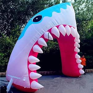 Amazon.com: Inflatable Shark Mouth Arch Inflatable Shark Archway ...