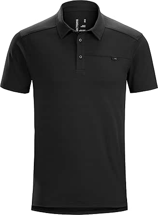 Amazon.com: Arc'teryx Captive Polo Shirt SS Men's | Moisture Wicking ...