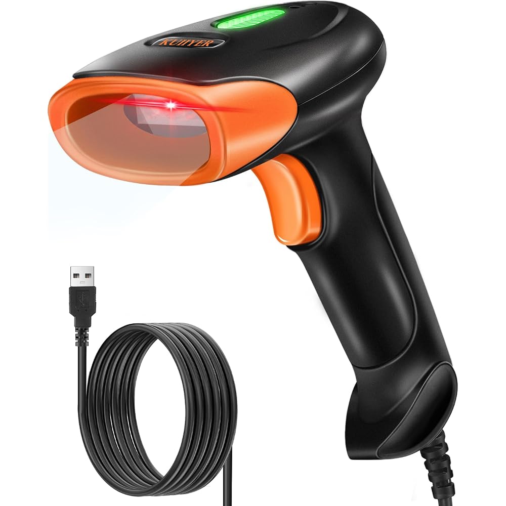$4/mo - Finance KUIIYER USB Barcode Scanner, 2D QR 1D Bar Code Scanners ...
