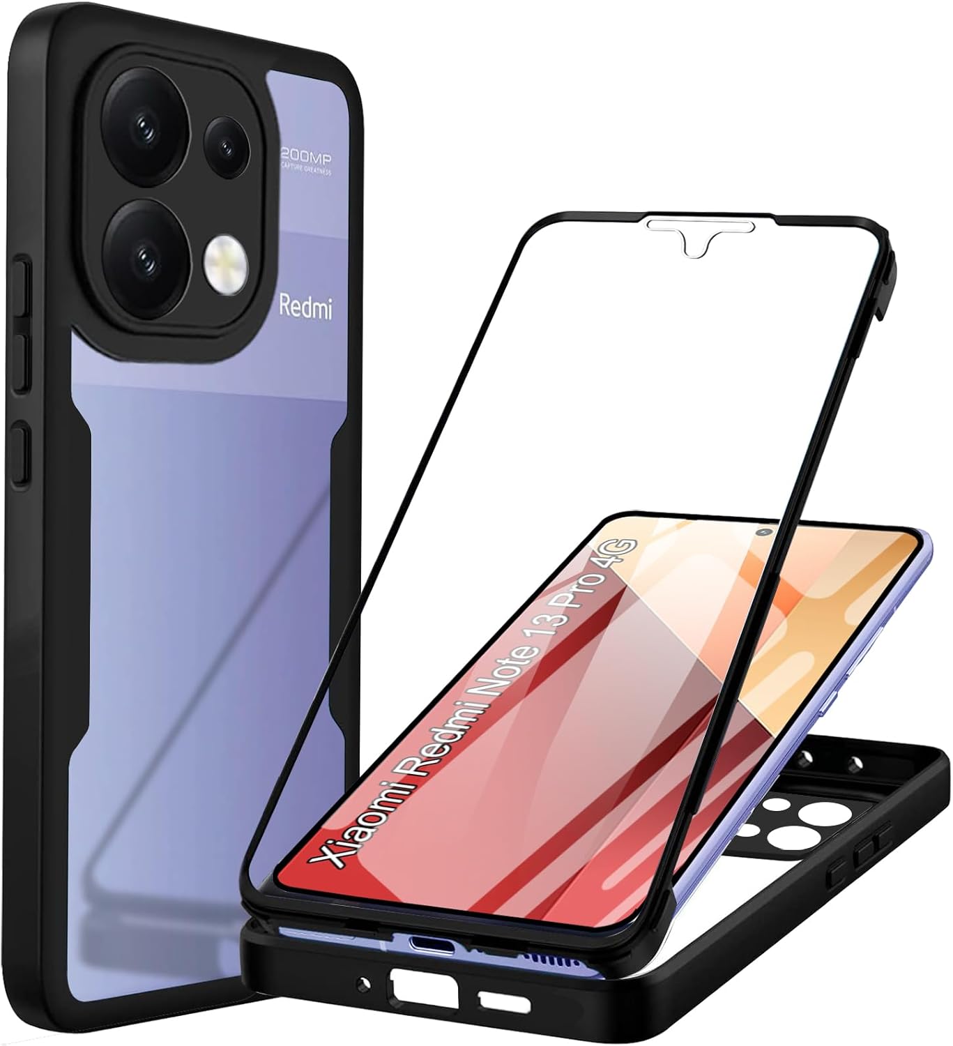 Yutwo Cover per Redmi Note 13 Pro 4G (Non per Redmi Note 13 Pro 5G ...