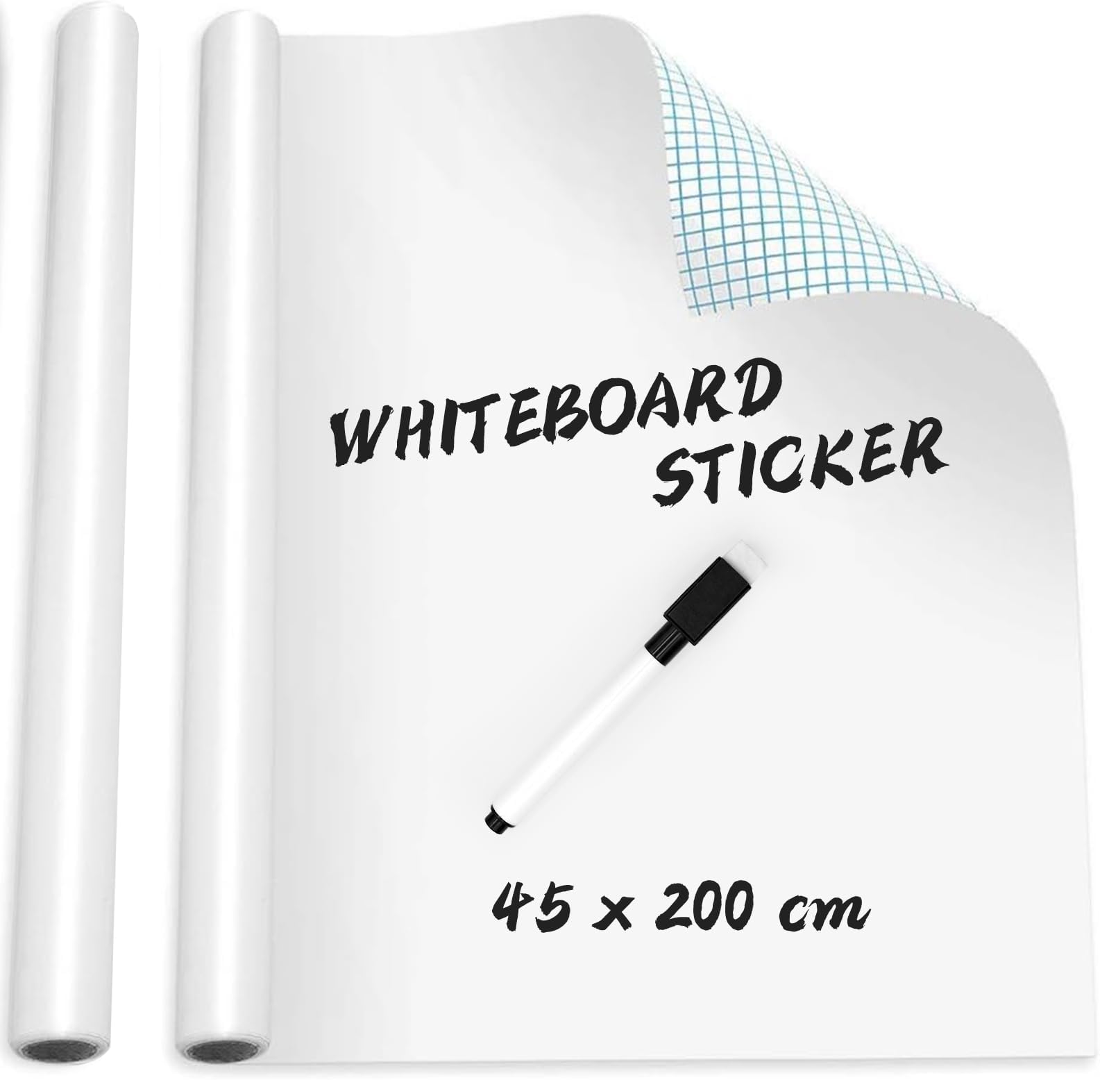 Chalkboard Paper - 1 Roll Vinyl Blackboard Wall Chalk Bord Sticker ...