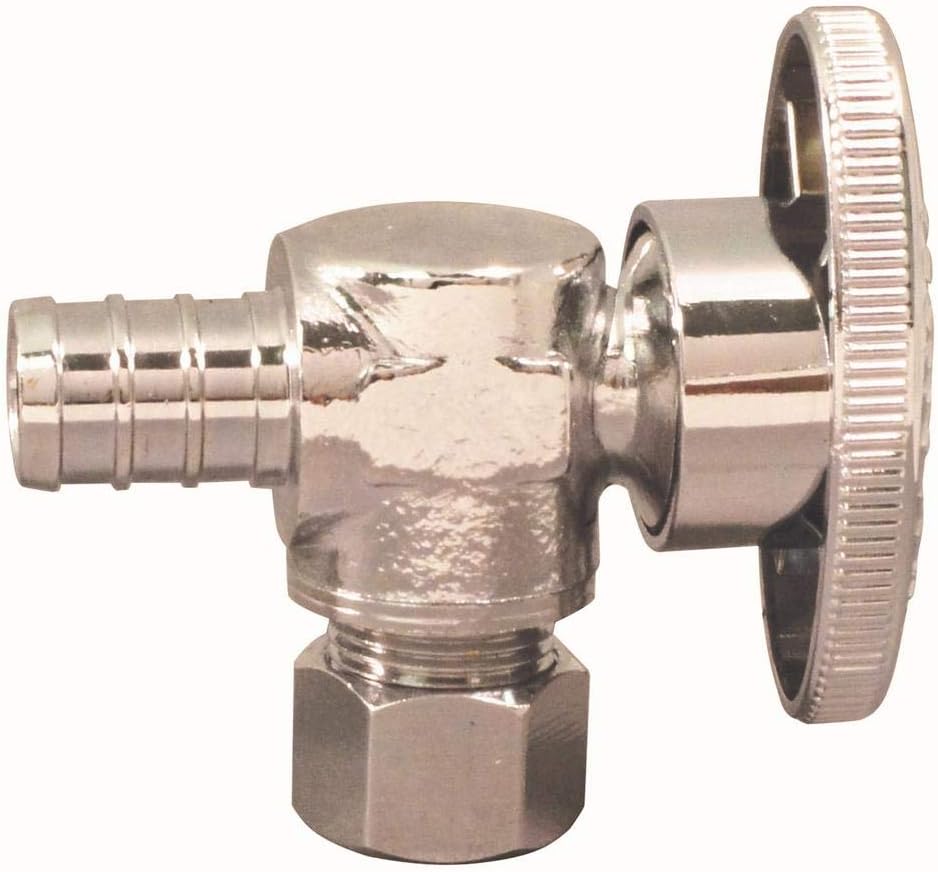 Amazon.com: Apollo Valves Apxva1238c Pex Angle Stop Valve Crimp Fitting ...
