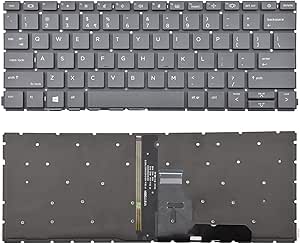 Amazon.com: SUNMALL Teclado de repuesto compatible con HP ProBook 430 G8 ProBook X360 430 G7 435 ...