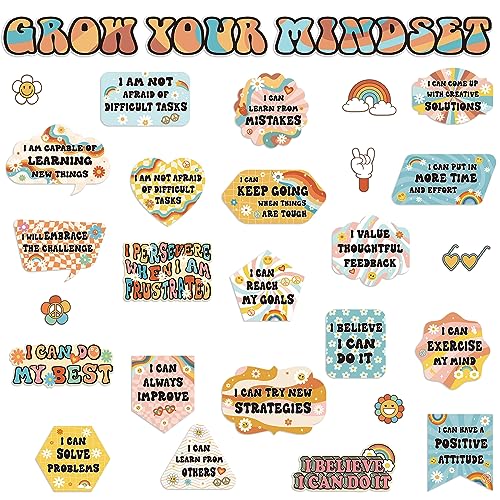 Snapklik.com : 29Pcs Retro Groovy Bulletin Board Classroom Decorations ...