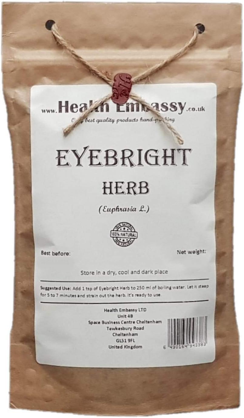 Amazon.com : Eufrasia Trebol Eyebright Herb Herbal Tea 4 oz.-113g ...