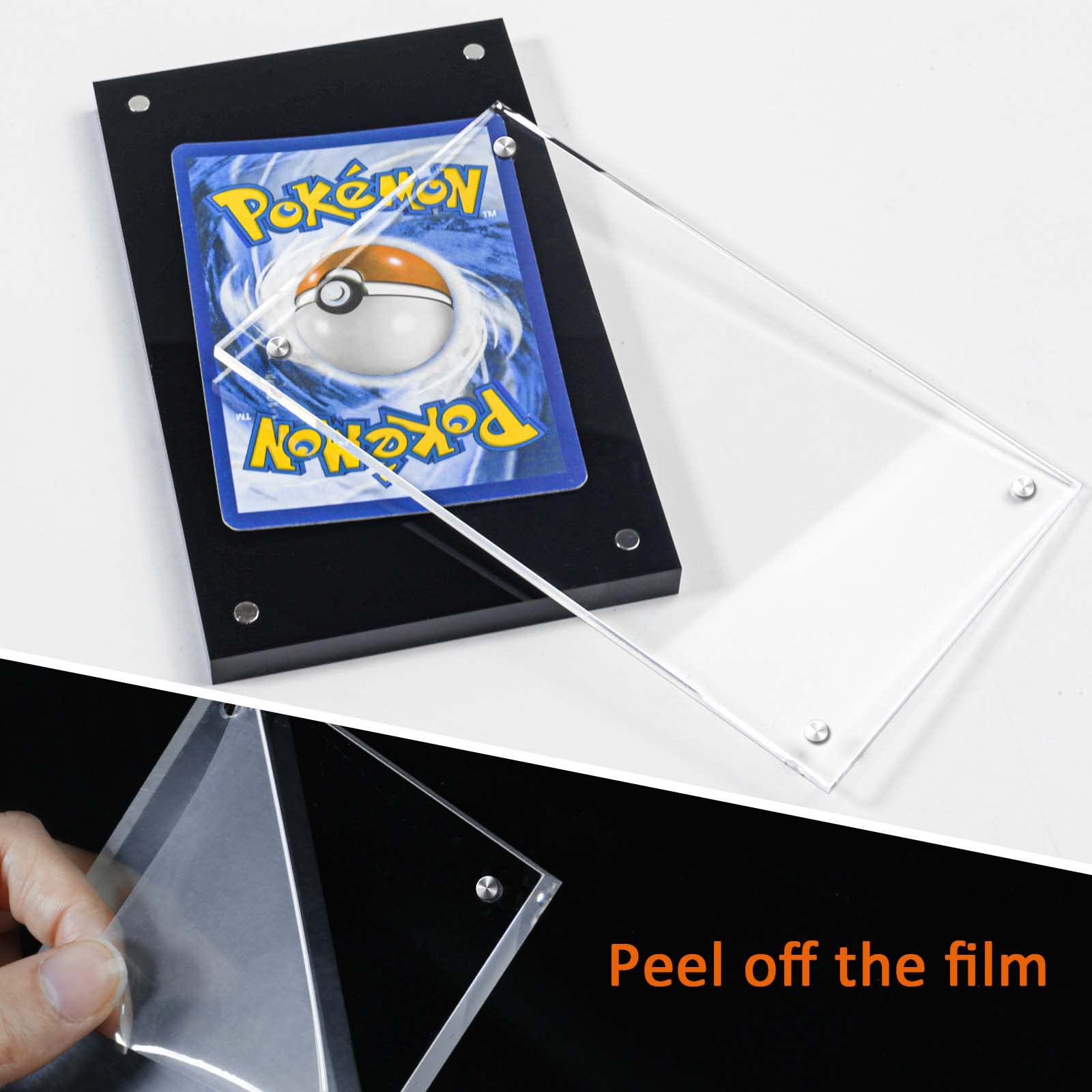 Snapklik.com : Acrylic Card Display Frame, Magnetic Trading Card ...