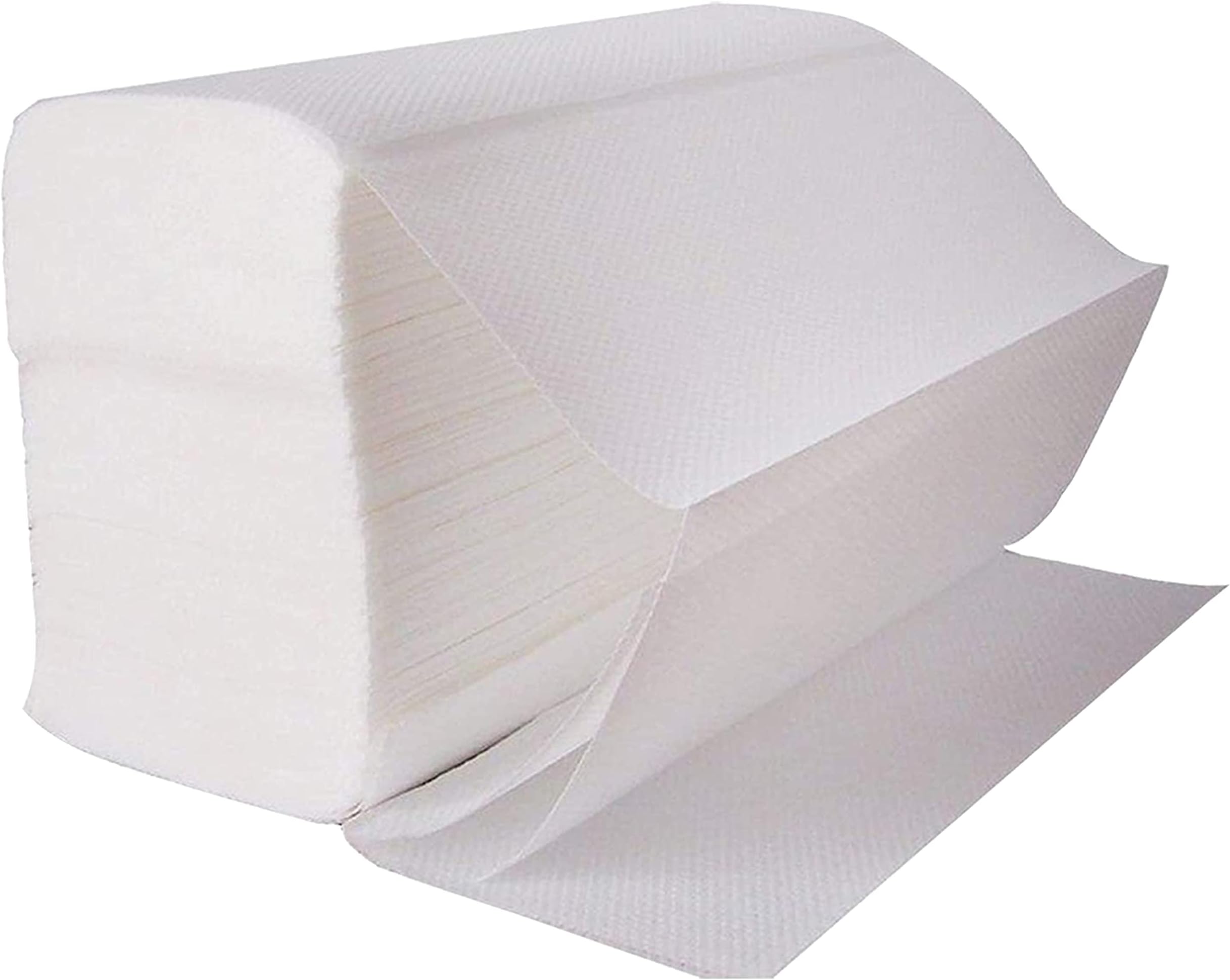 White 1-Ply Z Fold Tissue Paper Hand Towels Interfold Disposable ...