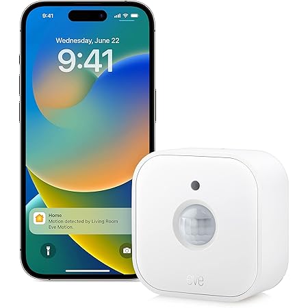 Eve Motion (Matter) - Smart motion sensor with light sensor, IPX3 water ...