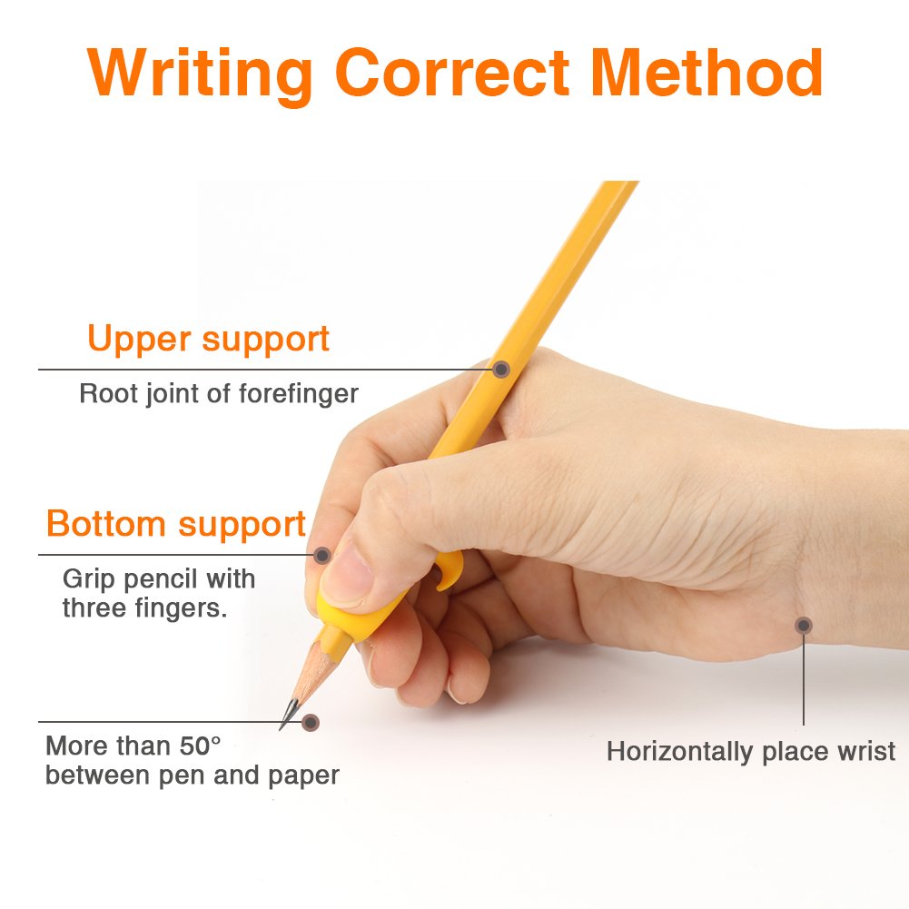 Pencil Grips, Firesara Original Ergonomic Writing Correction Device ...
