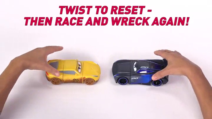 Watch Disney Pixar Cars 3& Race & Reck＇ Lightning McQueen Vehicle on ...