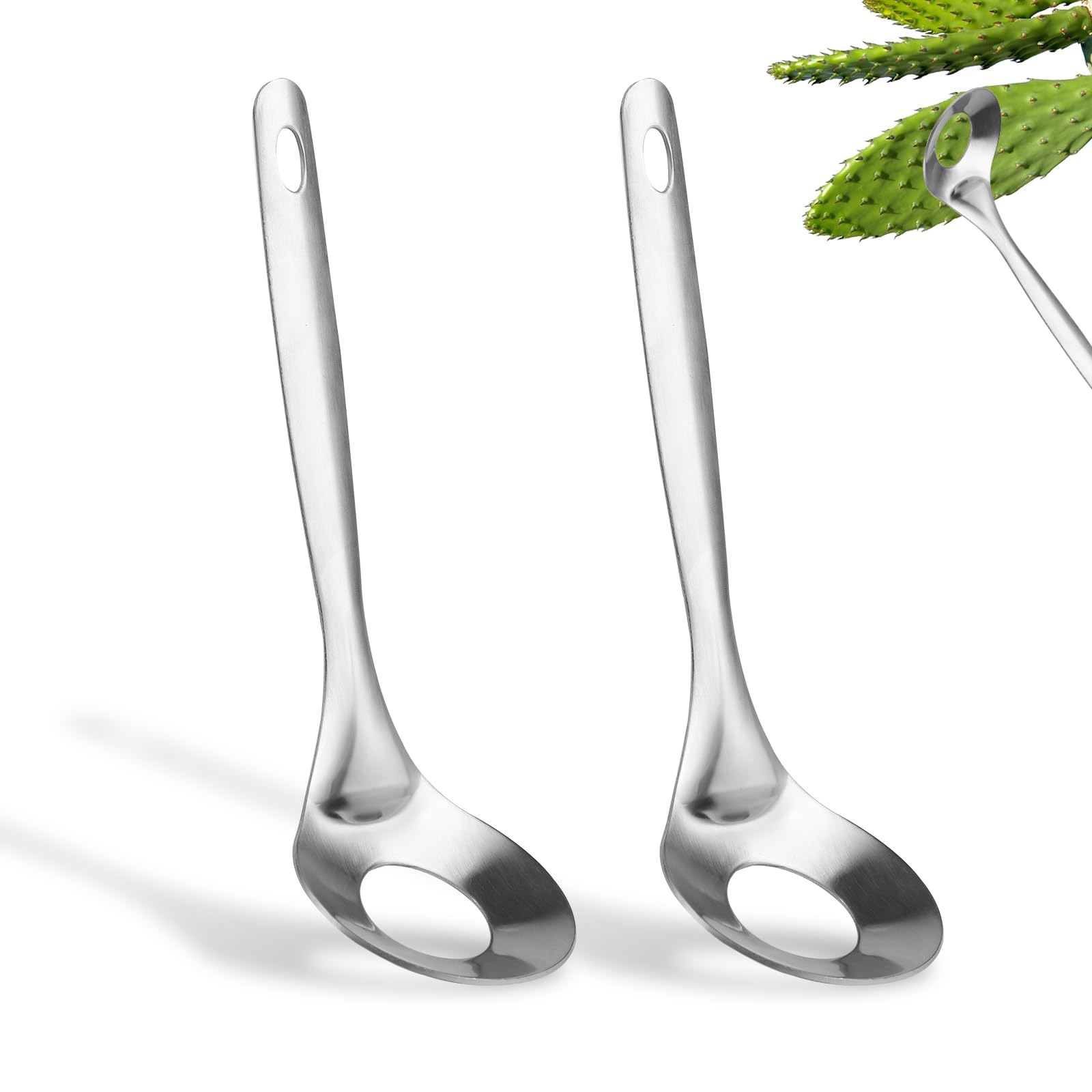 Amazon.com: 2pcs Spoon Cactus Peelers, Cuchara Pelador De Nopales ...