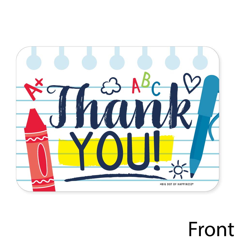 Thank You School Thank You Notes Are Essential Part Of Private