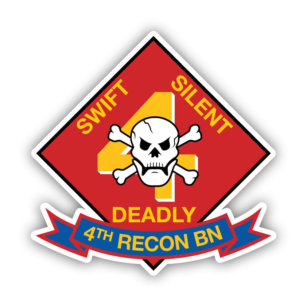 Amazon.com: fagraphix 4th Reconnaissance Battalion Sticker Decal - Self ...