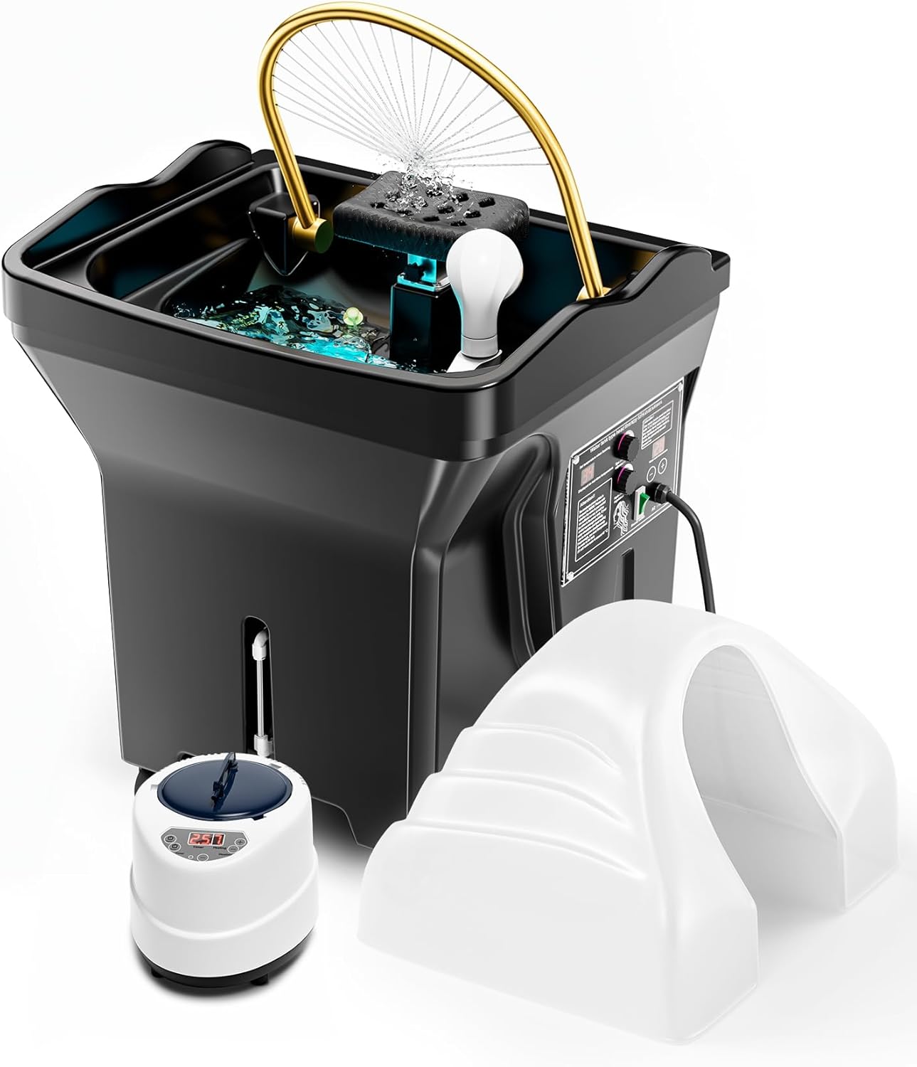 Amazon.com: Water Circulation Japanese Head Spa Equipment, Shampoo Bowl ...