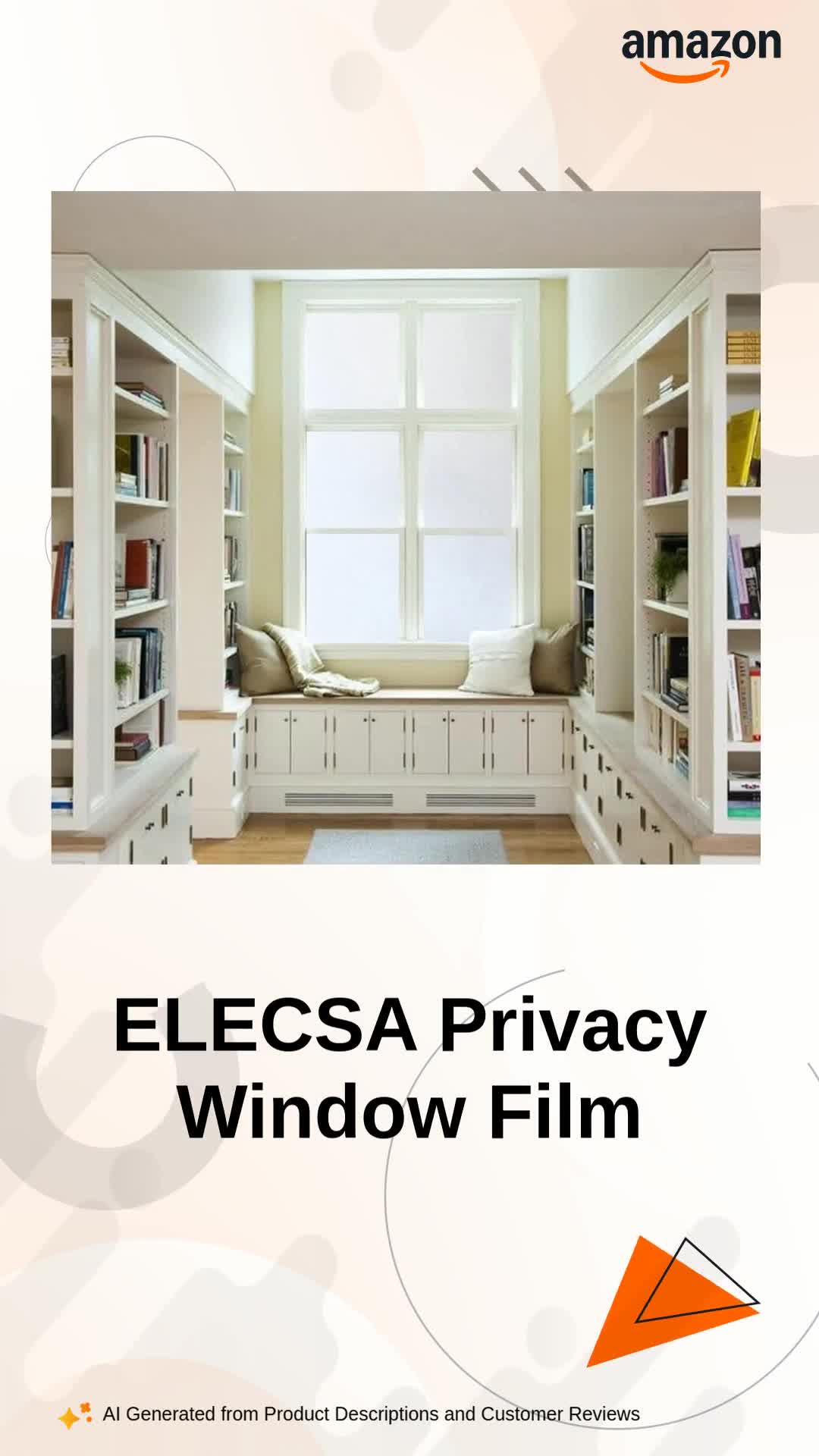 Watch ELECSA Privacy Window Film on Amazon Live