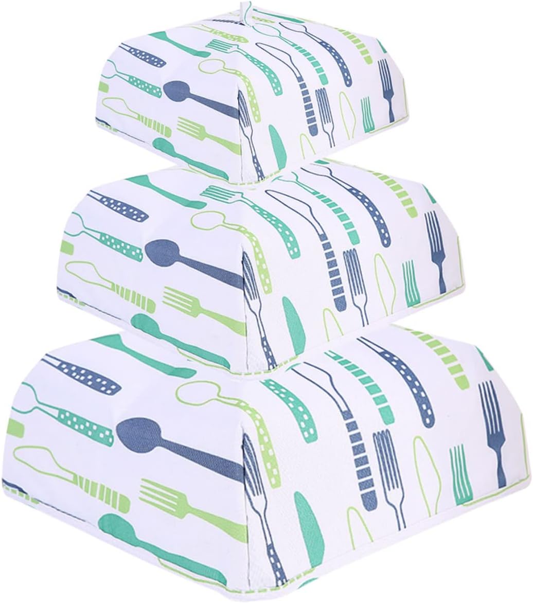 Amazon.com: Ciieeo Foldable Insulated Food Cover Set 19.69X19.69X5.90In ...