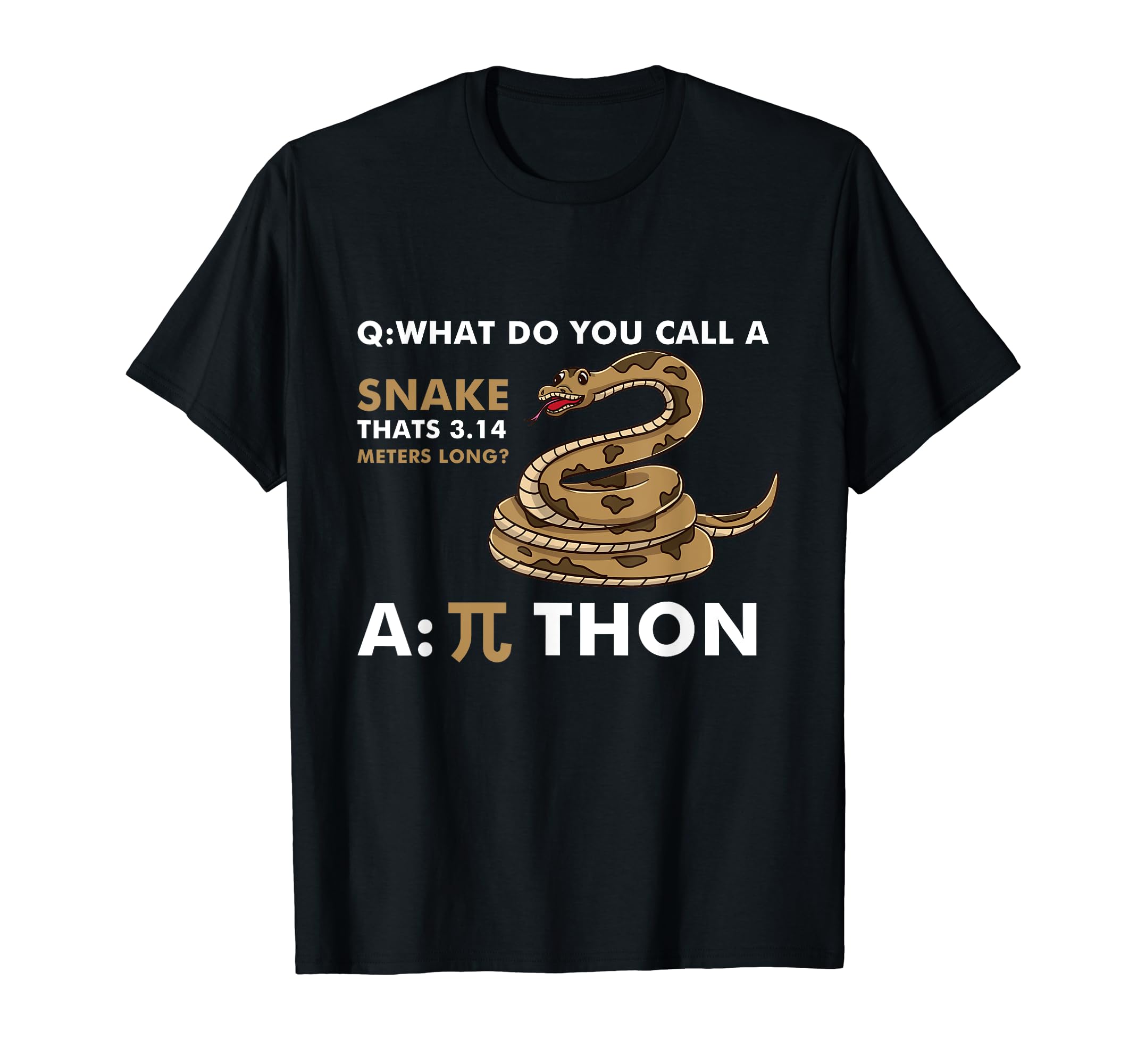 Amazon.com: What Do You Call A Snake Thats 3.14 Meters Long? Pi-Thon T ...