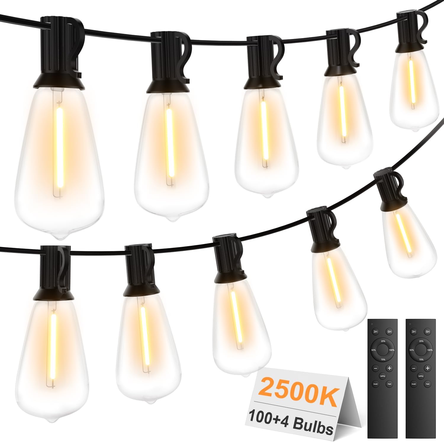 LaPitio 200FT Outdoor String Lights with Remote, Garden Patio Decor ...