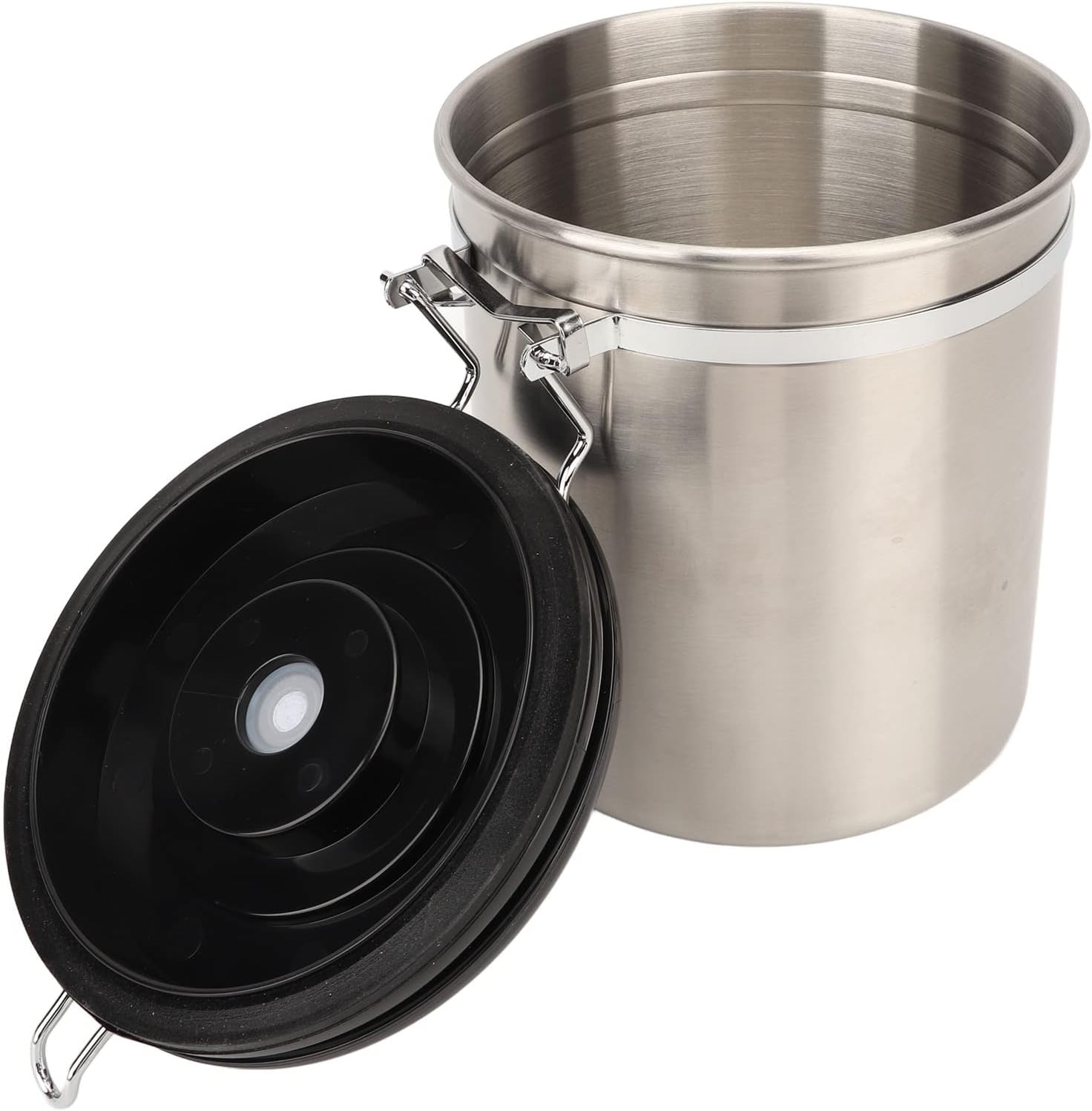 Amazon.com: Miokycl Airtight Stainless Steel Coffee Bean Container ...