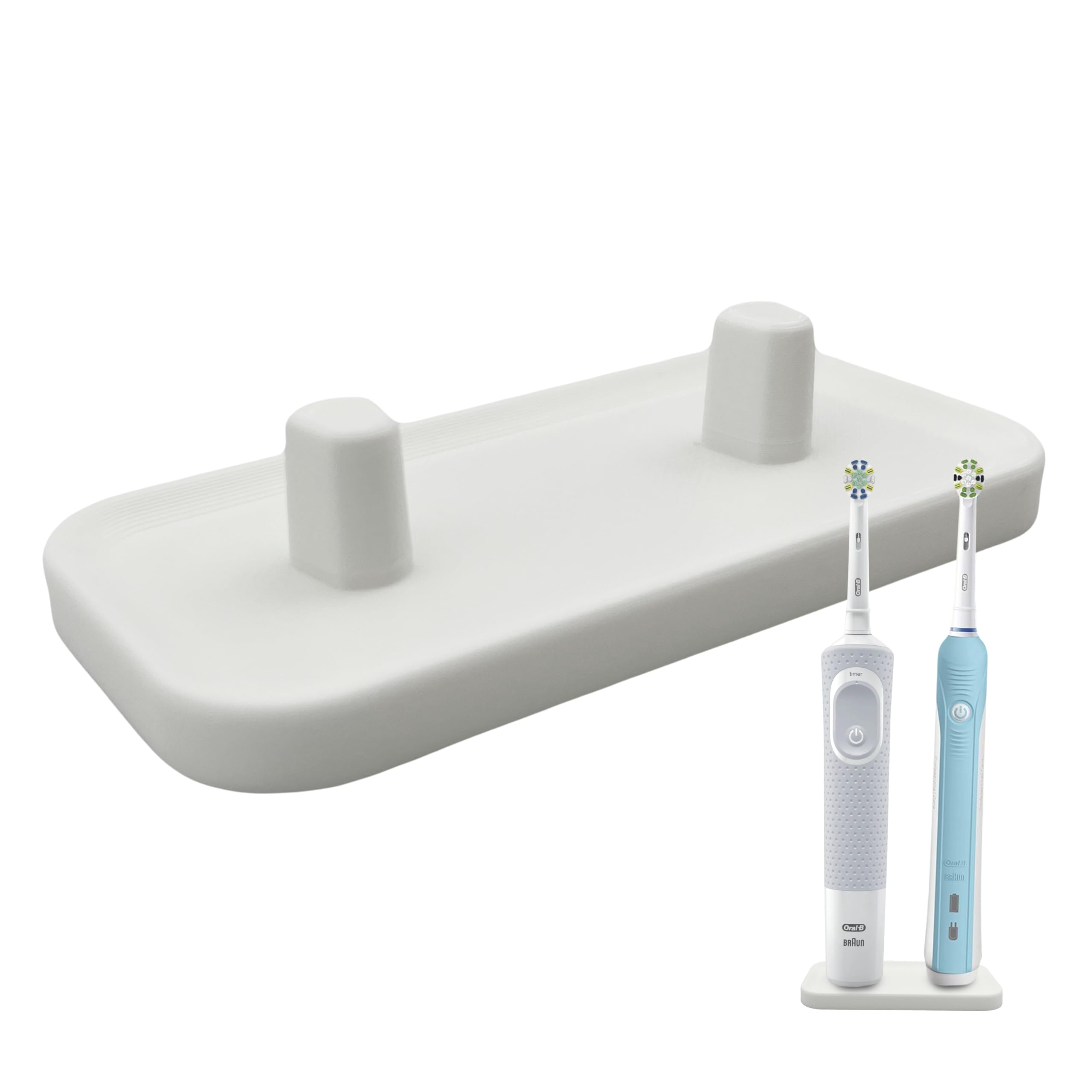 Electric Toothbrush Holder Stand compatible with Oral B (two ...
