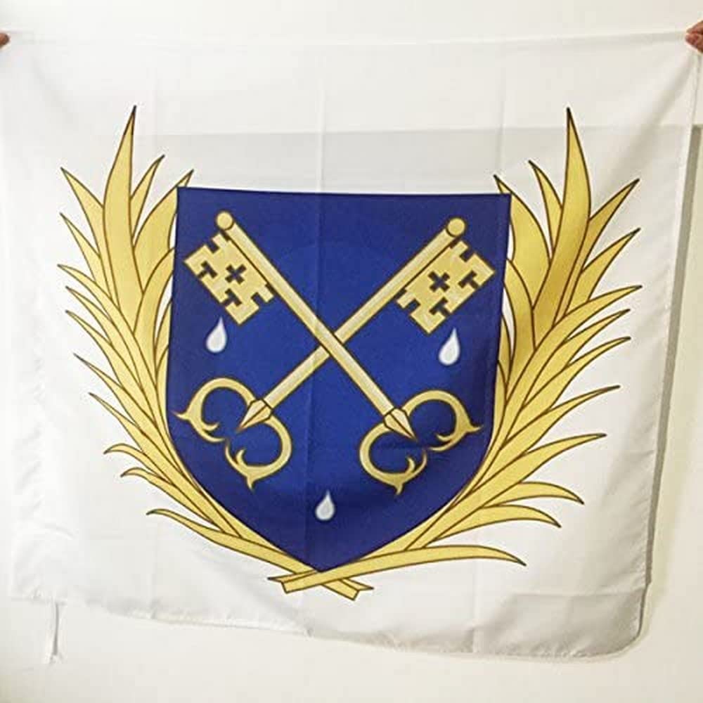 Amazon.com : Priestly Fraternity of St. Peter Flag 3' x 3' for a pole ...