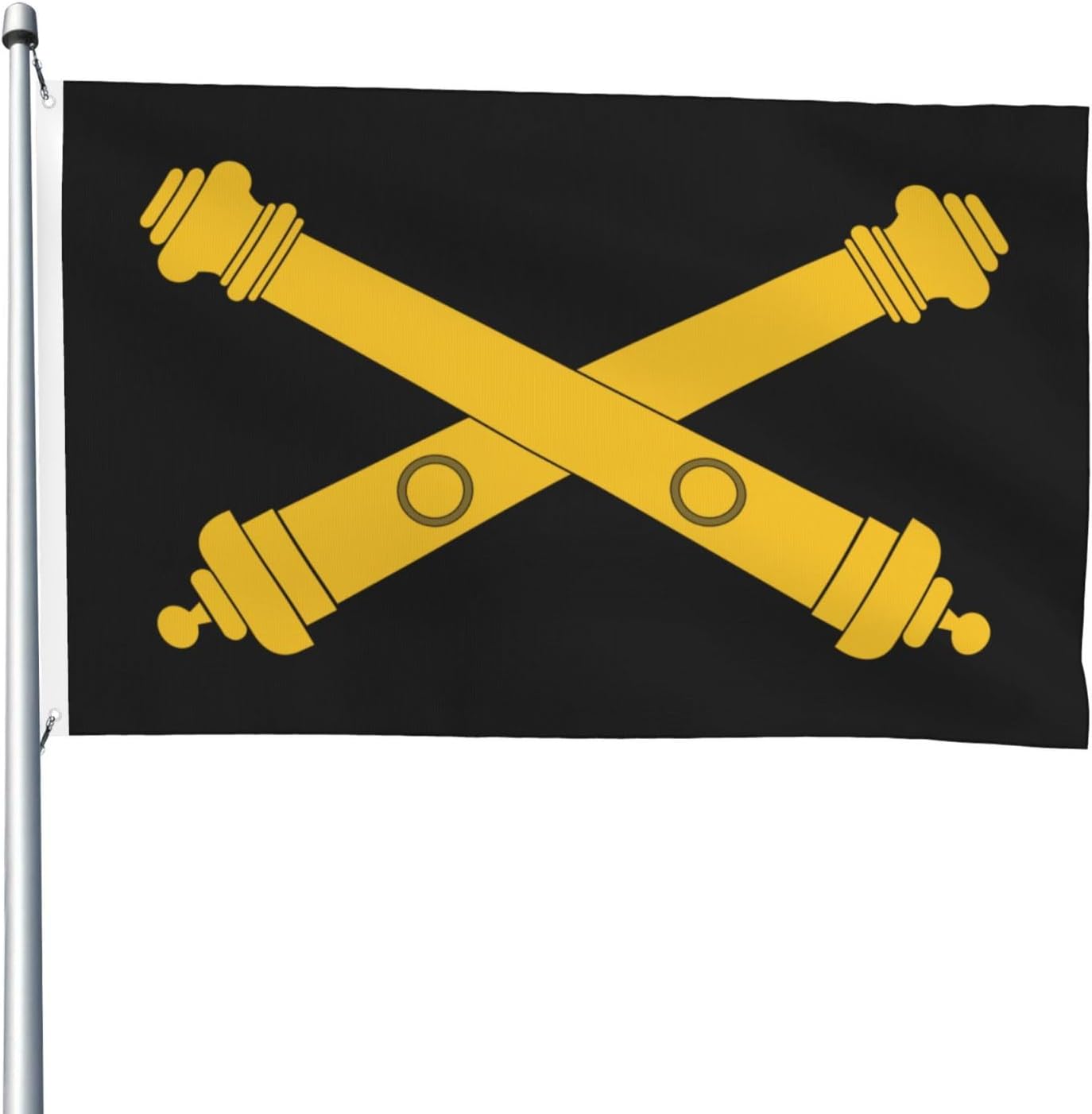 Amazon.com : Double Sided The crossed cannons insignia of the US Army ...