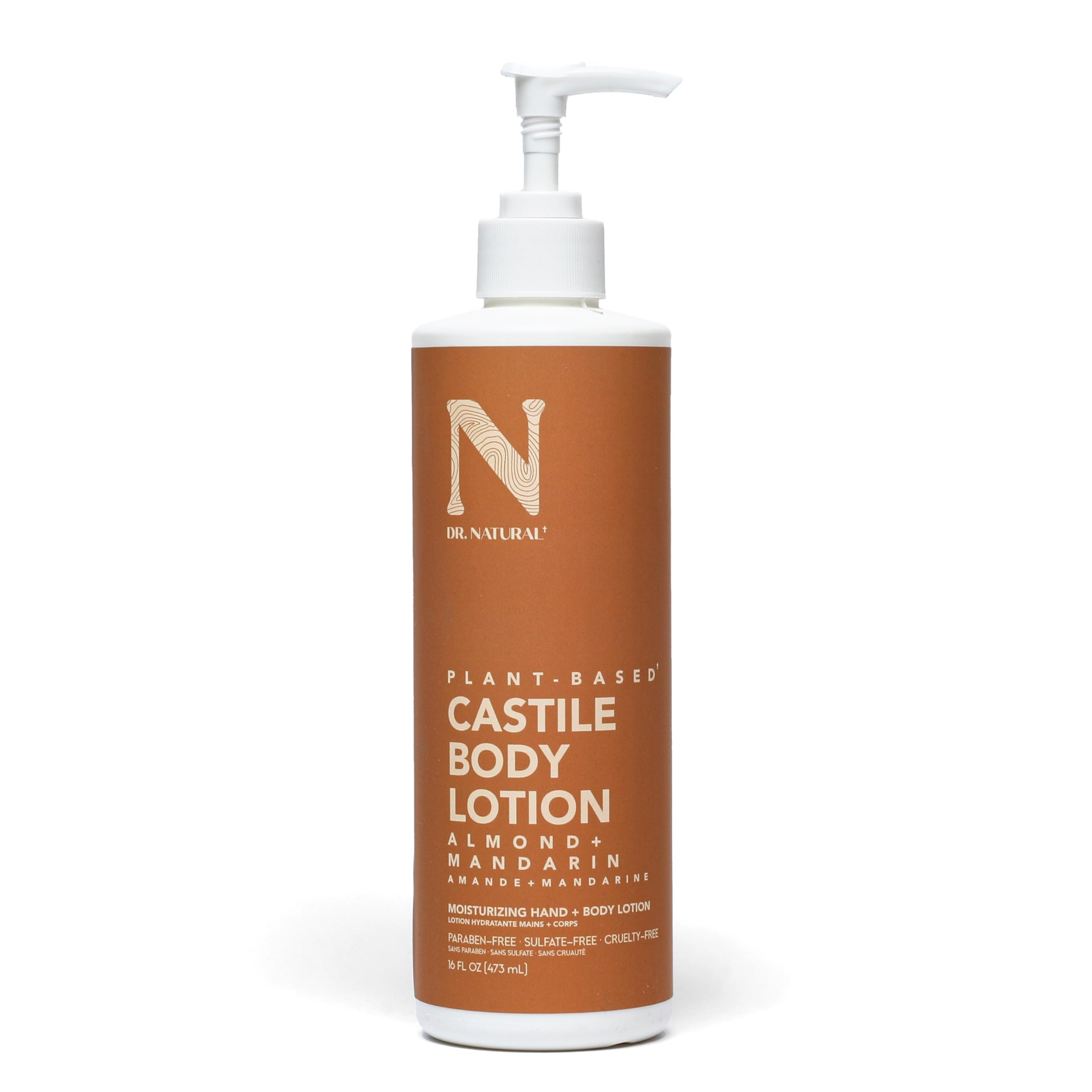 Amazon.com : Dr. Natural Castile Body Lotion, Almond, 16 oz - Plant ...