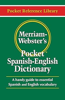 Amazon.com: Merriam-Webster's Pocket Spanish-English Dictionary, Newest ...