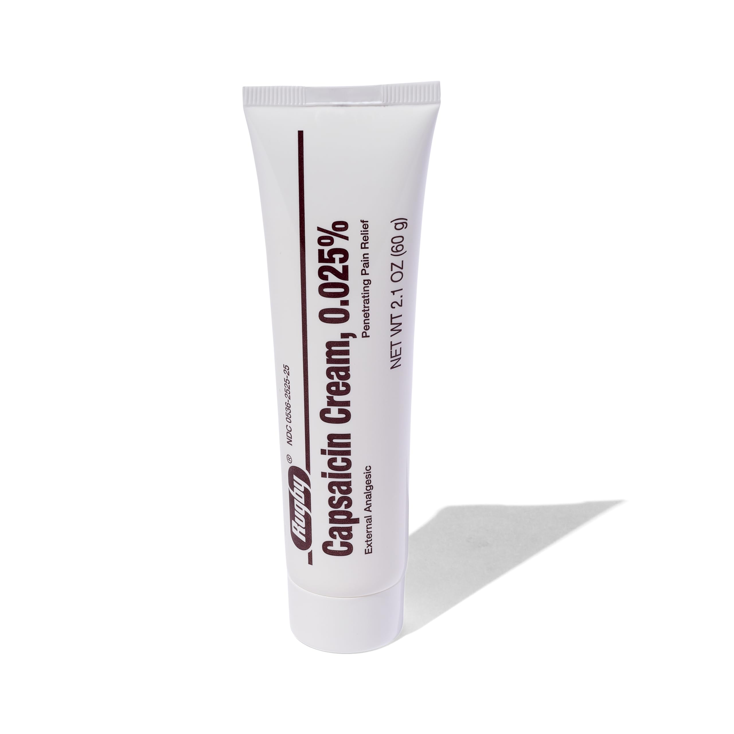 Amazon.com : Rugby Capsaicin 0.025% Cream for Penetrating Pain Relief ...