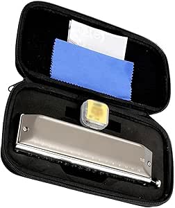 Amazon.com: Chromatic Harmonica Performer Aluminum Comb Stainless Steel ...