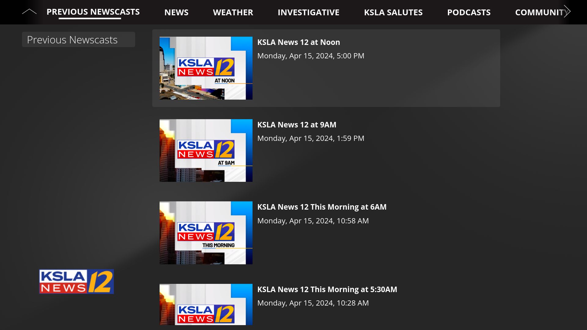 KSLA News 12 - App on Amazon Appstore