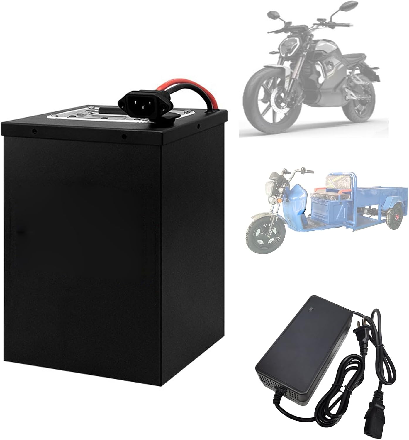 Amazon.com: LXBche Ebike Battery 48V 60V 72V Motorcycle Battery 16AH 18AH 20AH 25AH Lithium ...