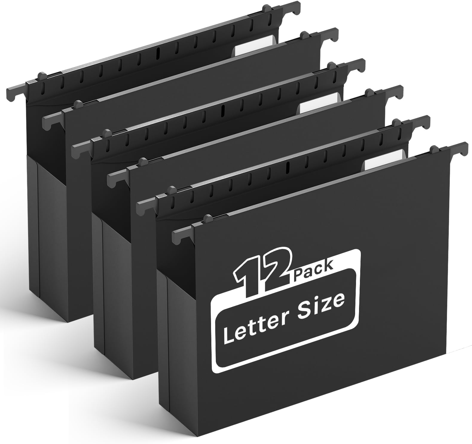 Amazon.com : SortRax Plastic High Capacity Hanging File Folders, 4 ...