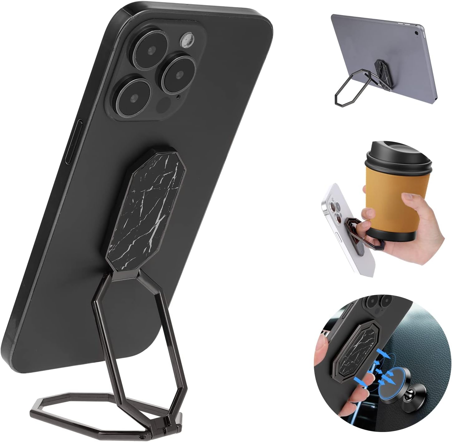 Amazon.com: cobee Phone Ring Holder Finger Kickstand, Octagon 360 ...