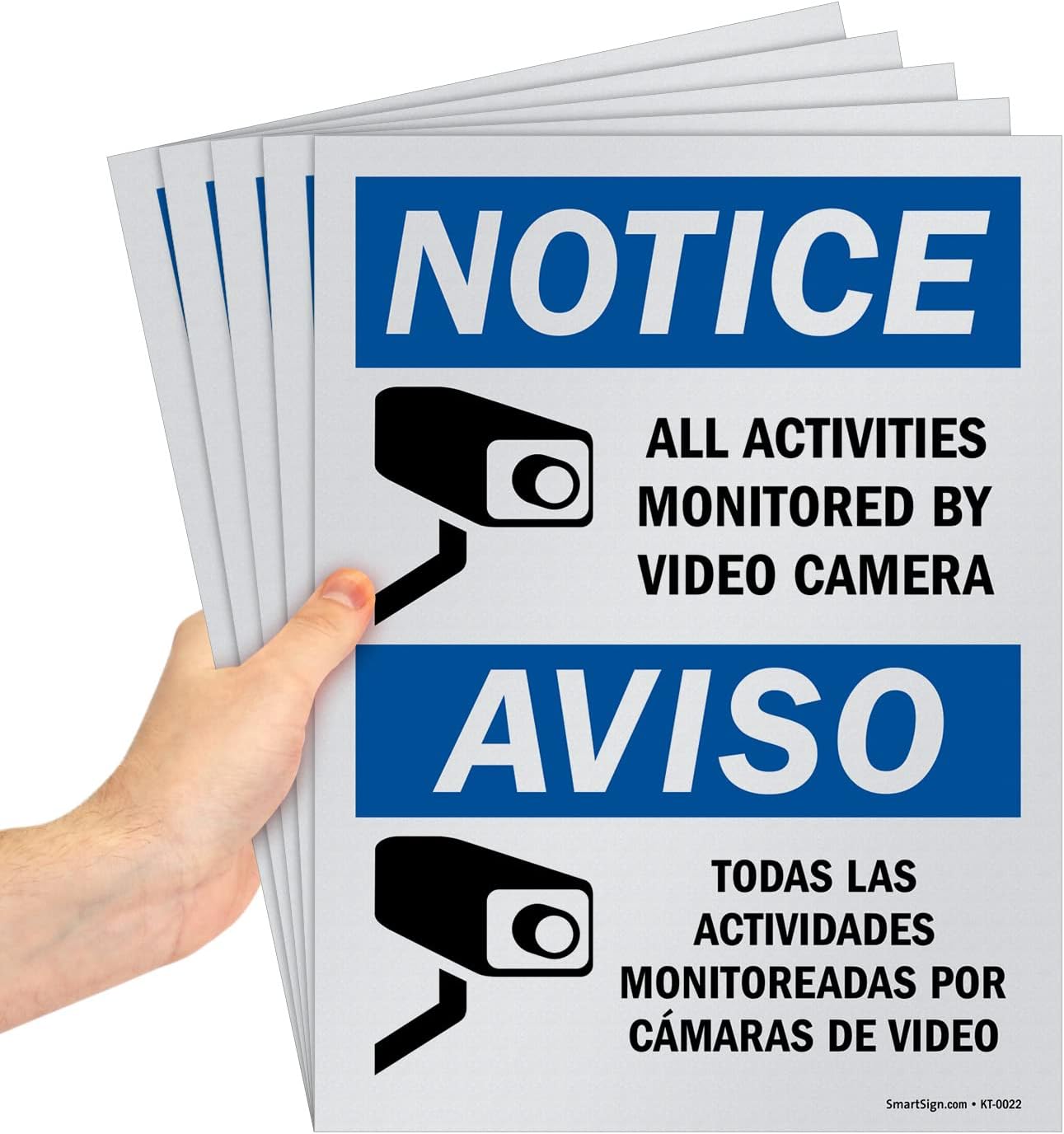 Amazon.com: Glad grace Bilingual Private Property No Trespassing Sign ...