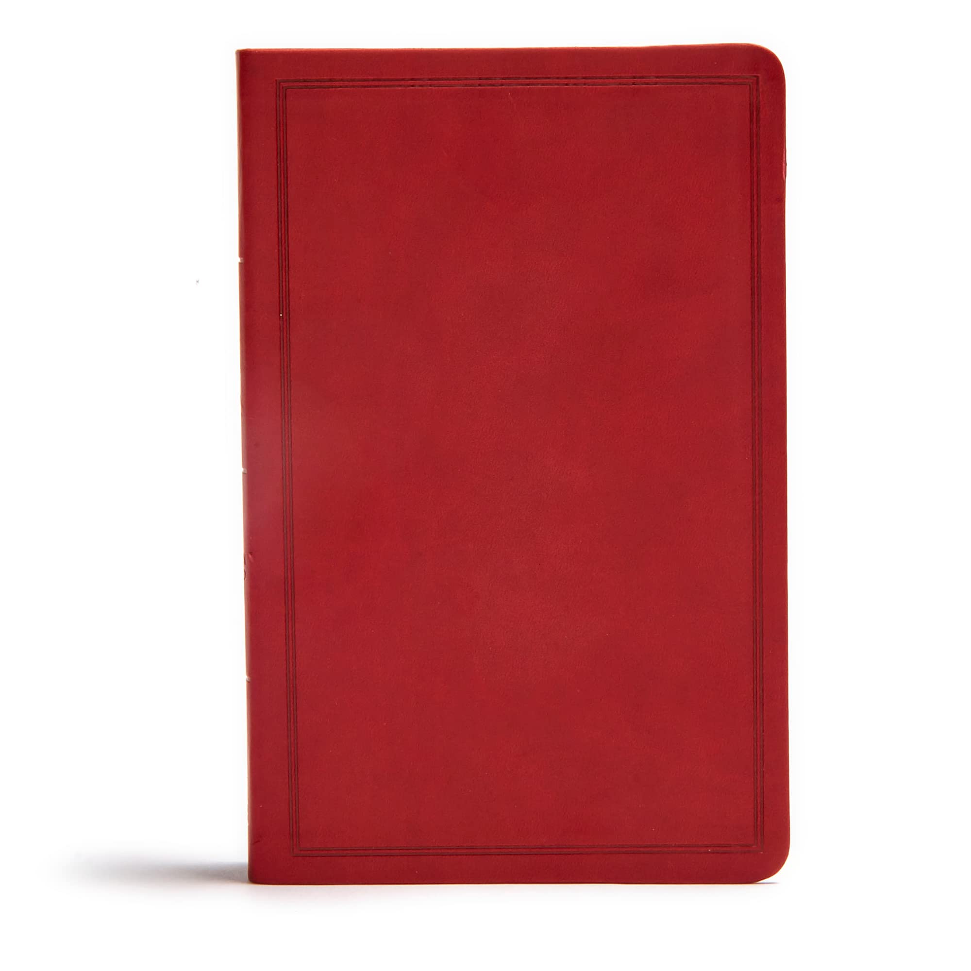 CSB Deluxe Gift Bible, Burgundy LeatherTouch, Red Letter, Presentation ...