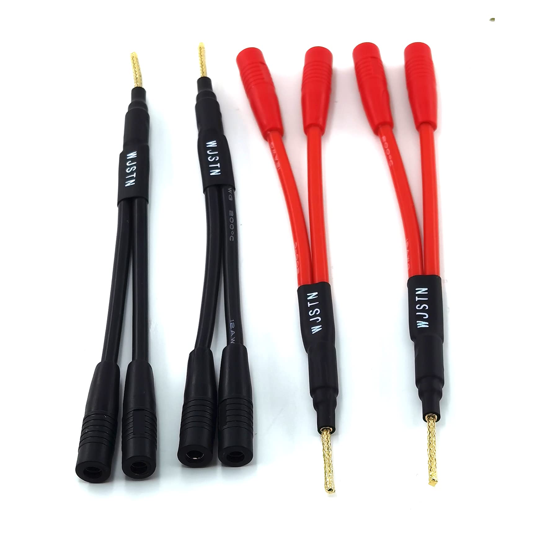 Snapklik.com : WJSTN Banana Plug Cable Braided Wire Banana Plug ...