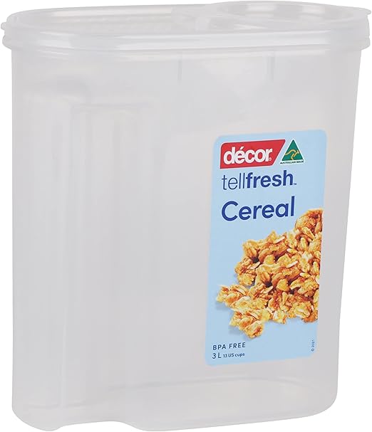 Décor Tellfresh cereal storage container | large plastic airtight ...
