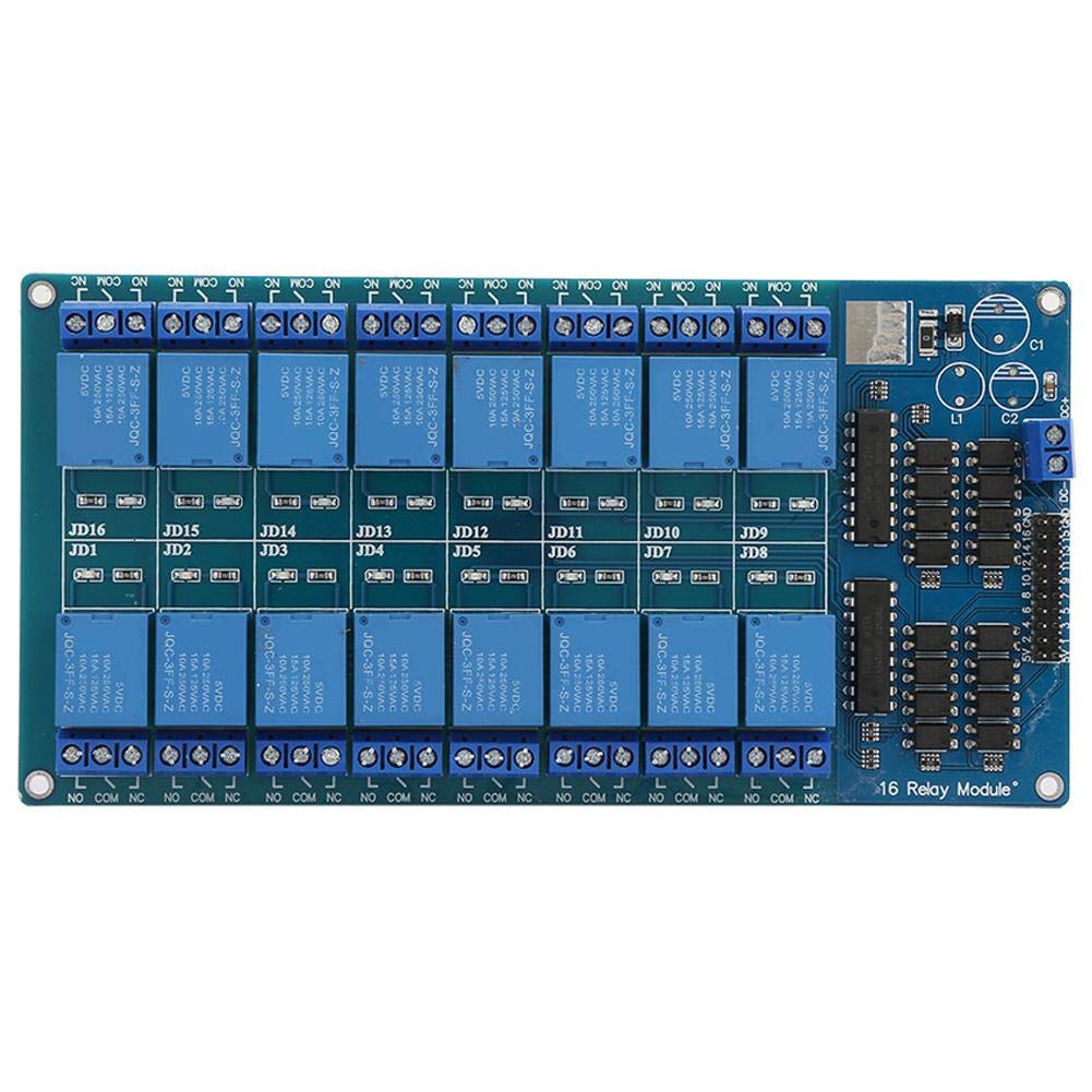 Buy Relay Module, 16-channel 5V Relay Module Control Board with ...